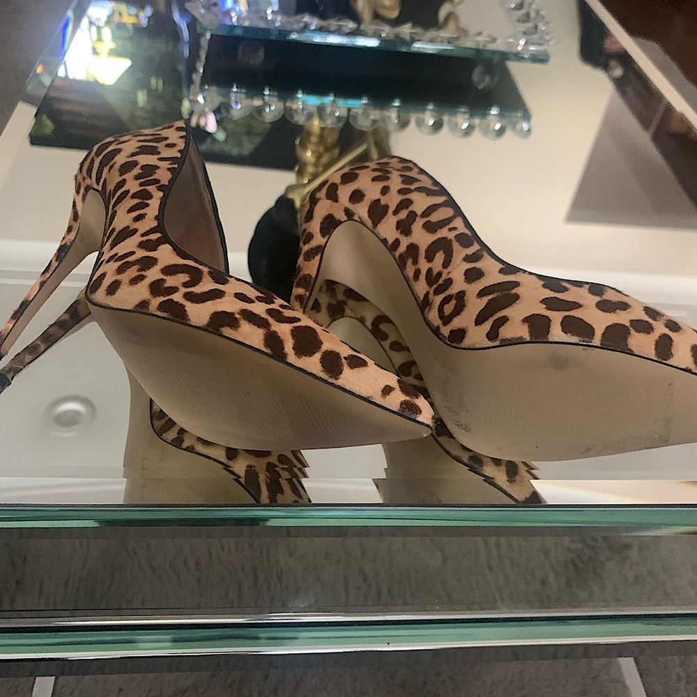 Steve Madden Leopard Print 4in Heels - Gem